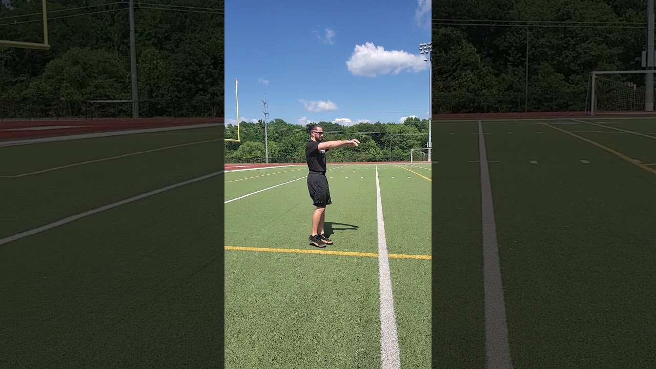 Backwards skip + backwards arm circles - YouTube