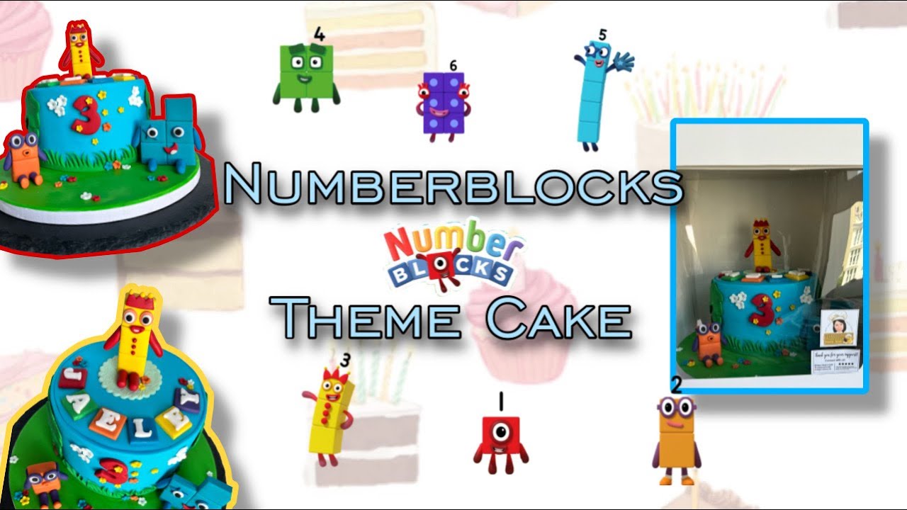 Numberblocks Theme Cake | Maja's Bread and Butter - YouTube