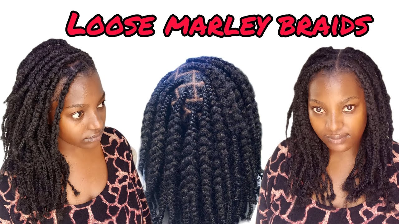 Fluffy Marley Braids: The Perfect Festive Hairstyle / natural hairstyle ...