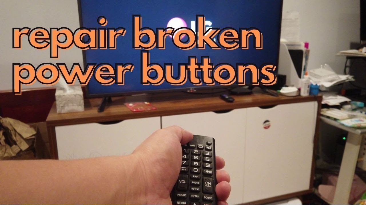 How to repair an old remote control that has failing buttons - YouTube