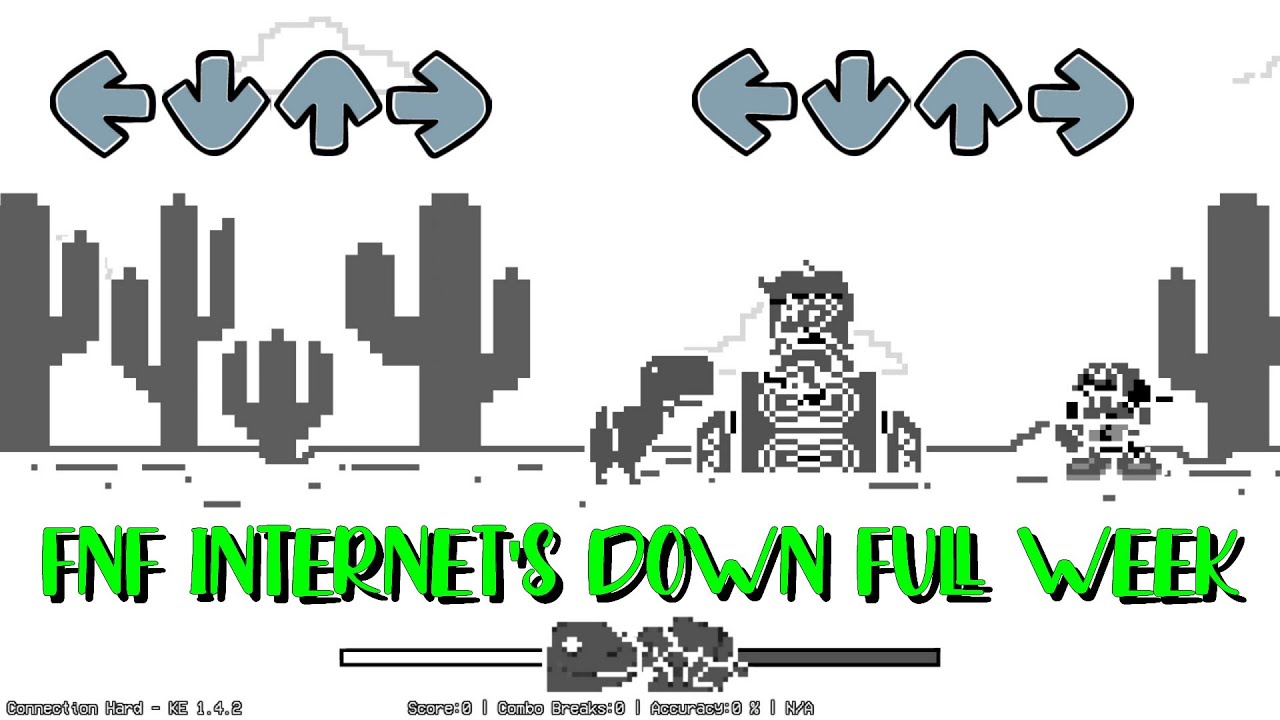 FNF Internet's Down Full Week - Friday Night Funkin Mod - YouTube