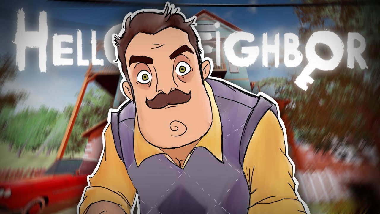 La Terrible Chute de Hello Neighbor - YouTube