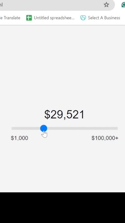 Price Range Slider Using CSS and JavaScript #shorts #css #html # ...