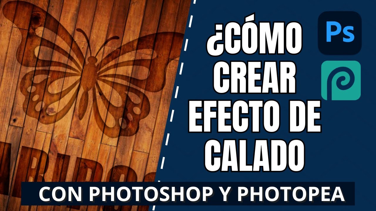Aprende a Crear un Efecto de Calado Increíble en Photoshop - YouTube