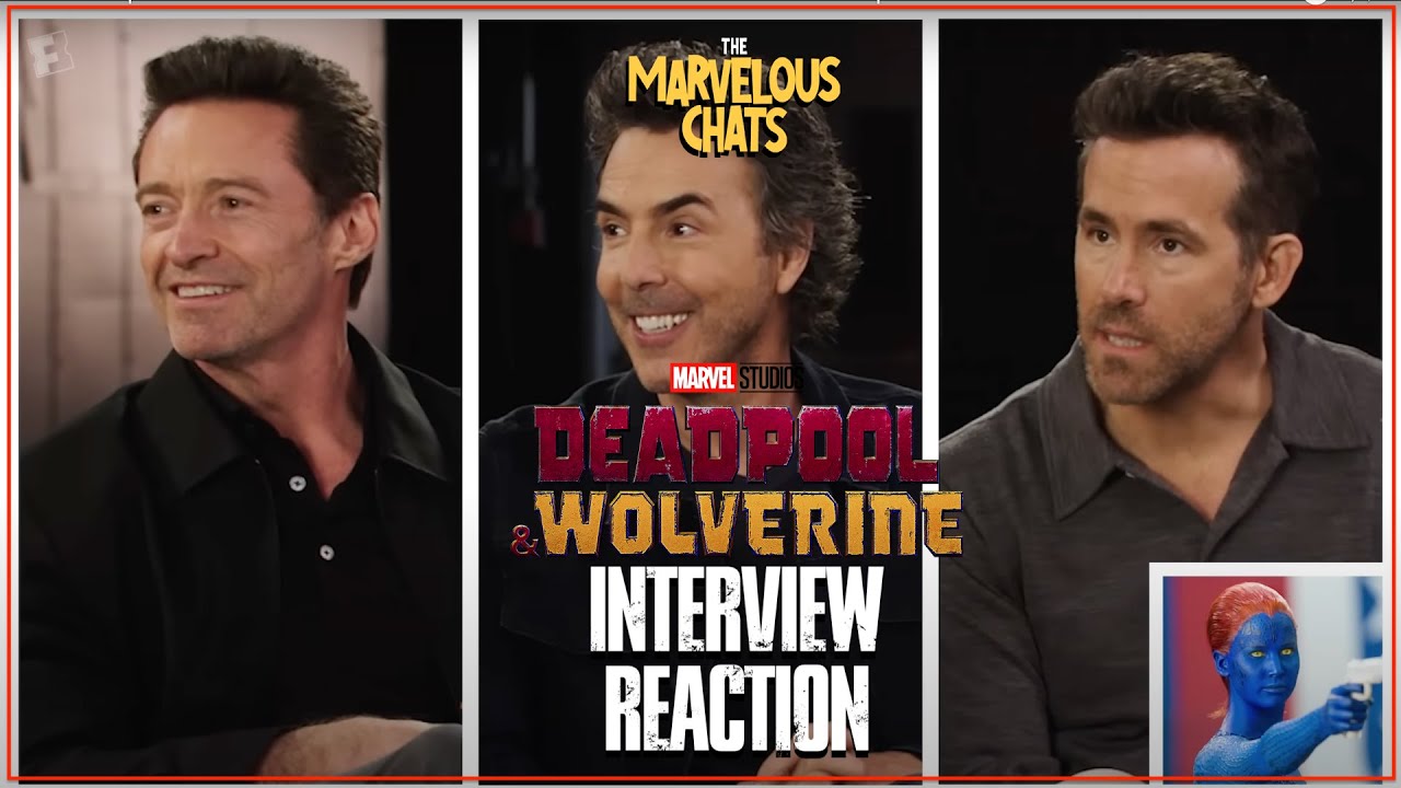 NEW DEADPOOL AND WOLVERINE INTERVIEW REACTION - YouTube