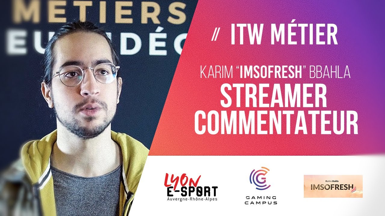 Imsofresh - Interview métier Ancien joueur professionnel League of Legends et streamer - YouTube