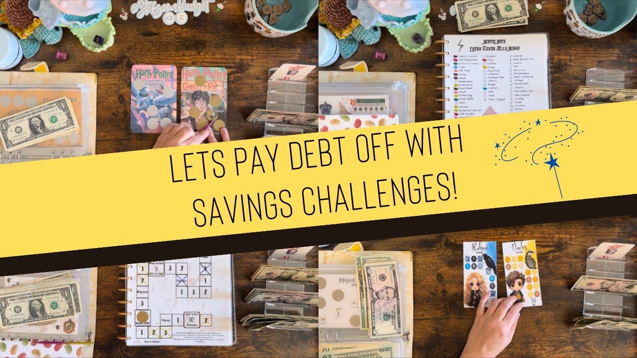 Savings Challenges to Pay Off Debt! Debt Binder. Debt Free Journey ...