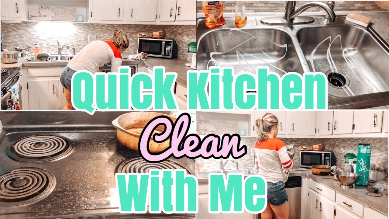 Kitchen Cleaning|Cleaning Motivation|Big mess - YouTube