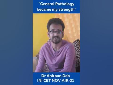Dr. Anirban Deb | INI-CET Nov 22 Topper | His views on Pathology teaching by Dr. Vandana Puri ...
