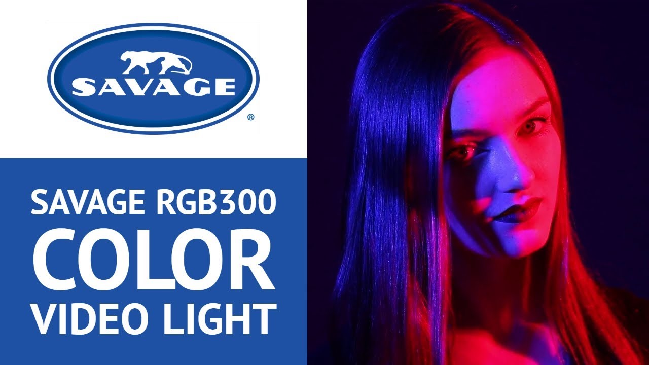Savage RGB Color Video Light - YouTube