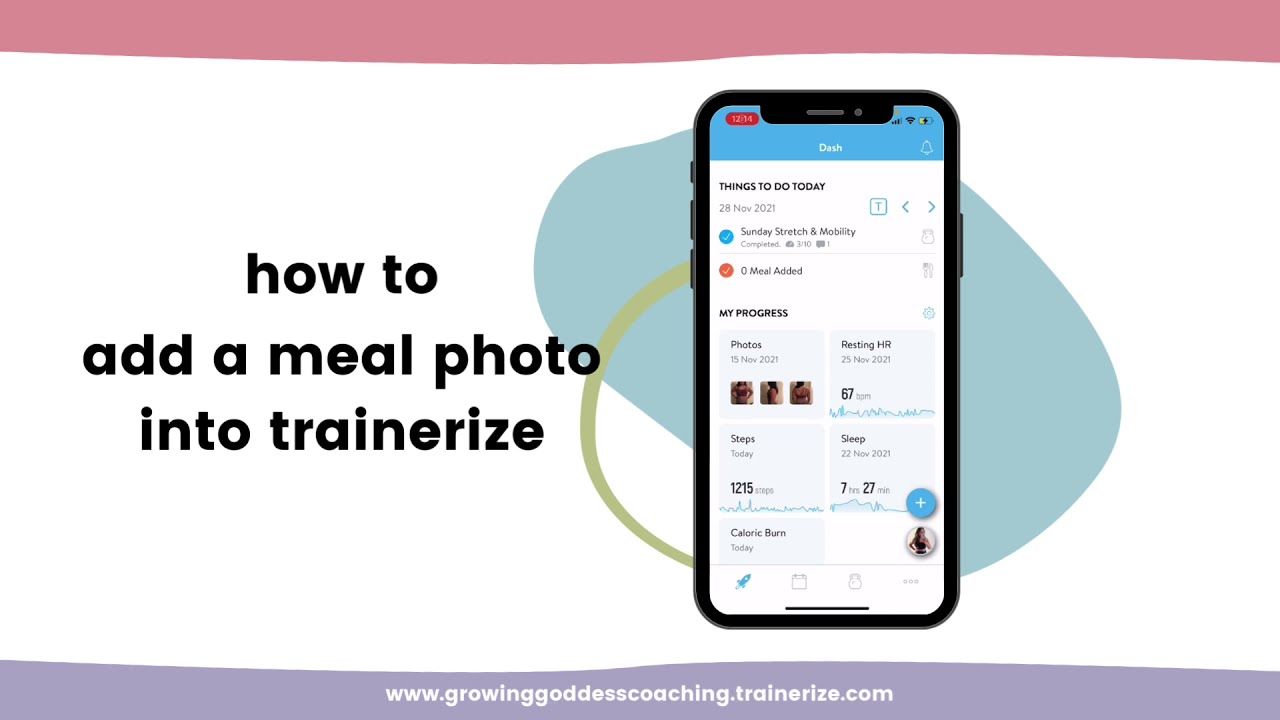 How To Add A Meal Photo Into The Trainerize App - YouTube