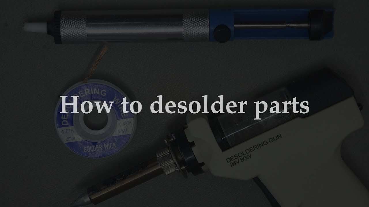 How to Desolder Components - YouTube