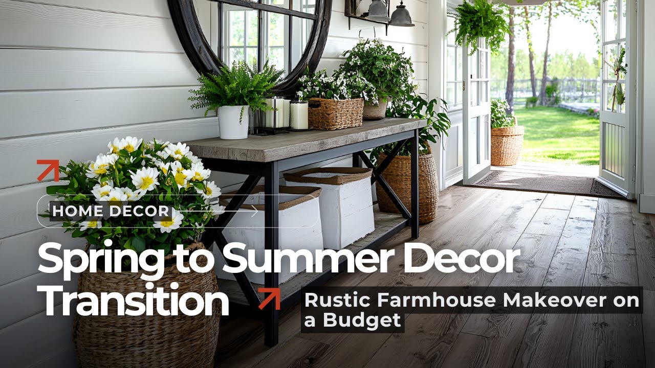 Spring to Summer Decor Guide: Rustic Farmhouse Ideas for a Timeless ...