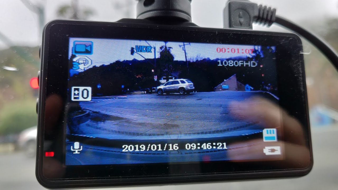 Apeman C450 FHD Real Driving Footage - YouTube