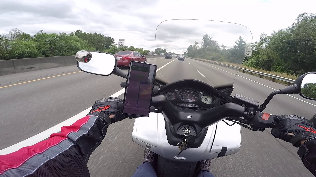 honda silverwing 600cc abs.amazing maxi scooter great for touring - YouTube