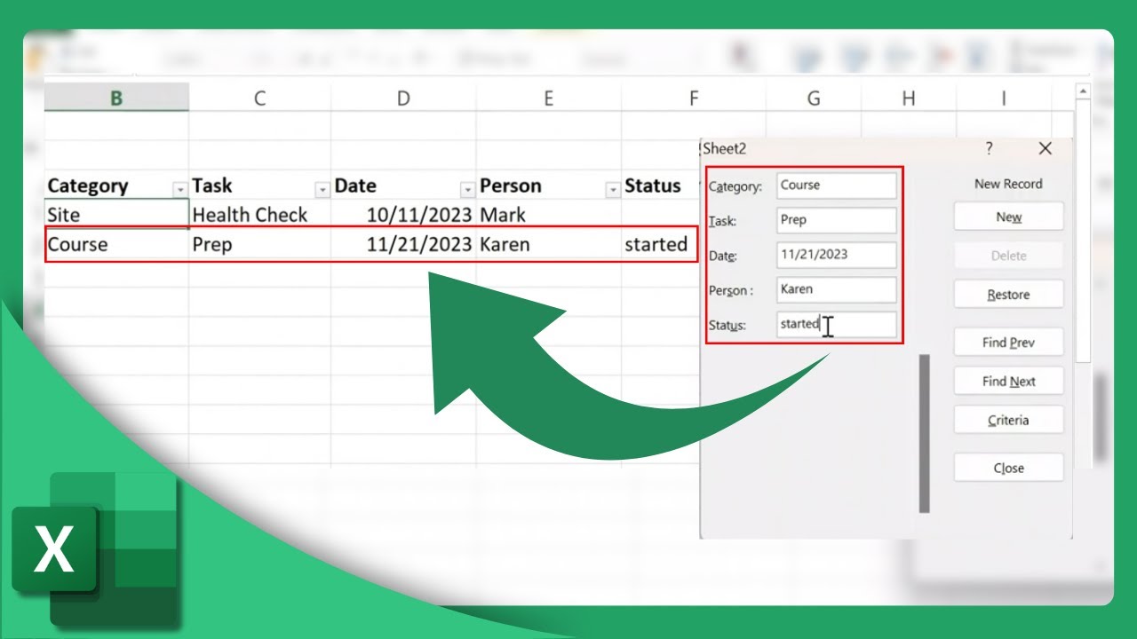 How to Create a Data Entry Form in Excel | Microsoft Excel Tutorial ...