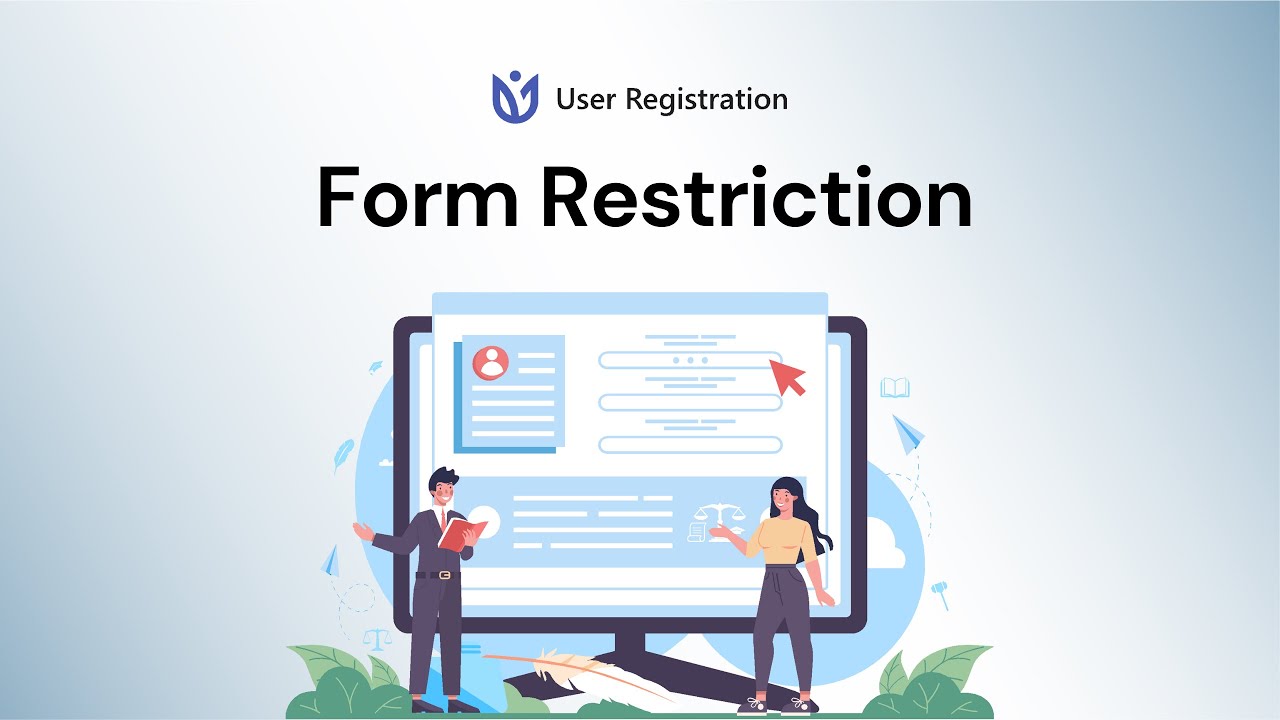 Form Restriction: User Registration for WordPress - YouTube