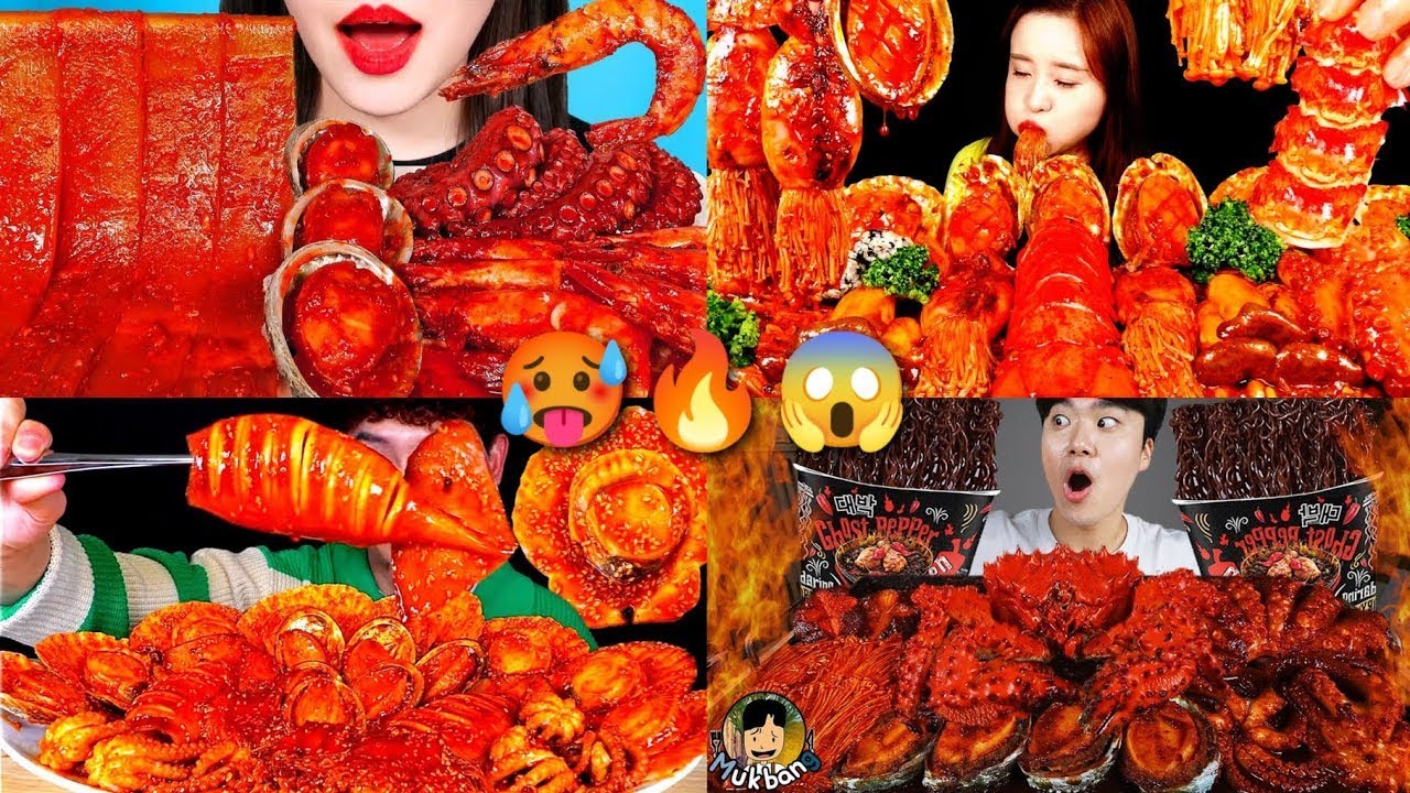🌶️EXTREME SPICY NOODLE MUKBANG CHALLENGE🔥 Fire Ramen, Kimchi Cheese ...