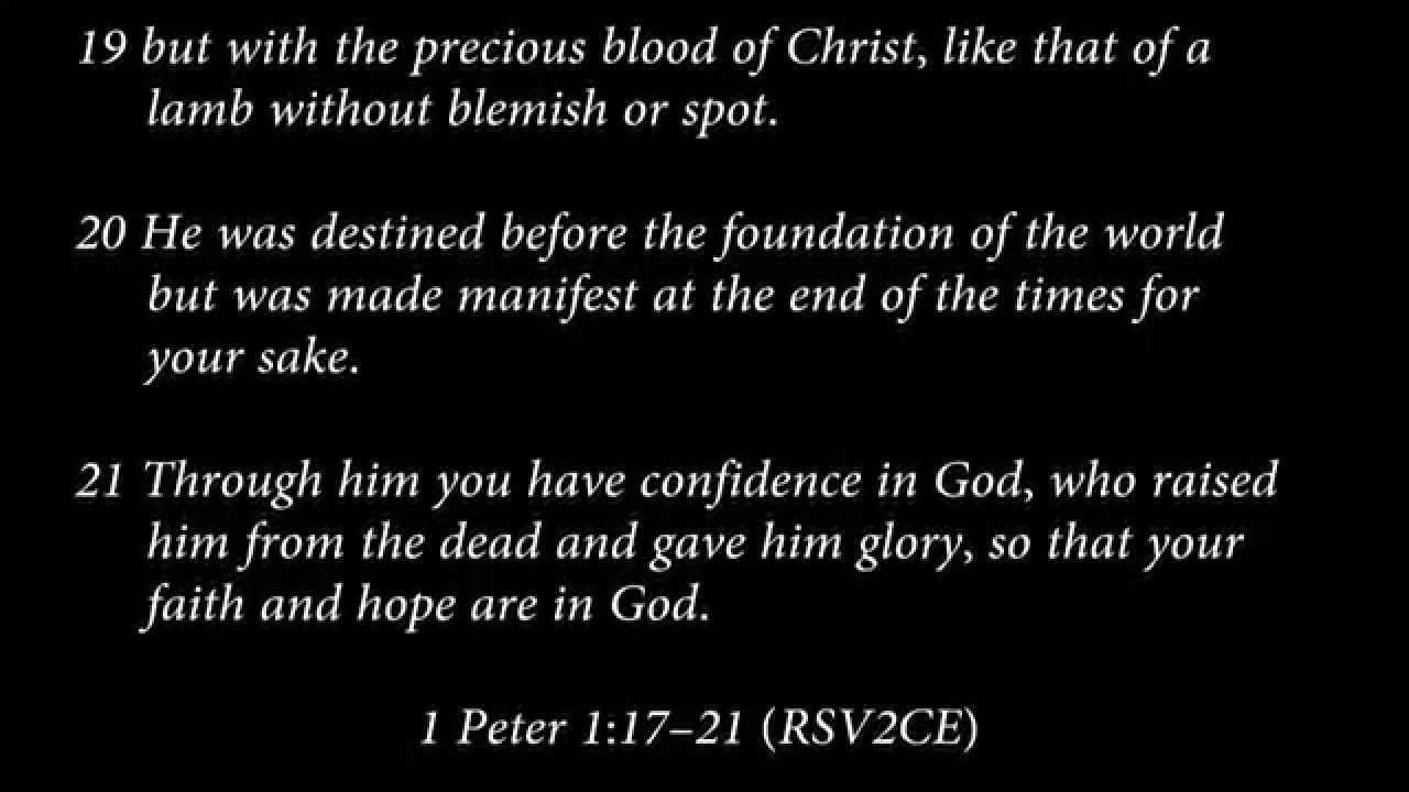 1 Peter 1 17 21 YouTube 1-peter-1-17-21-youtube