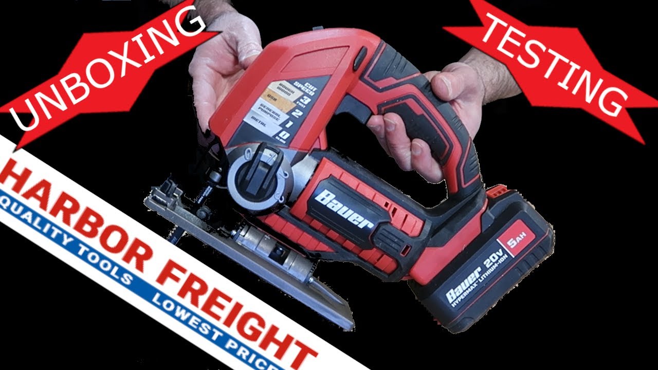 UNBOXING and TESTING of a Harbor Freight (Bauer Brand) 20v MAX VARIABLE ...
