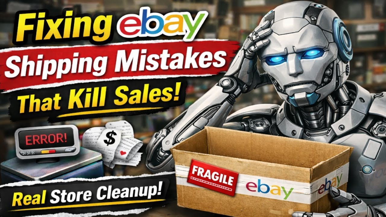 Fixing eBay Shipping Mistakes That Kill Sales (Real Store Cleanup ...