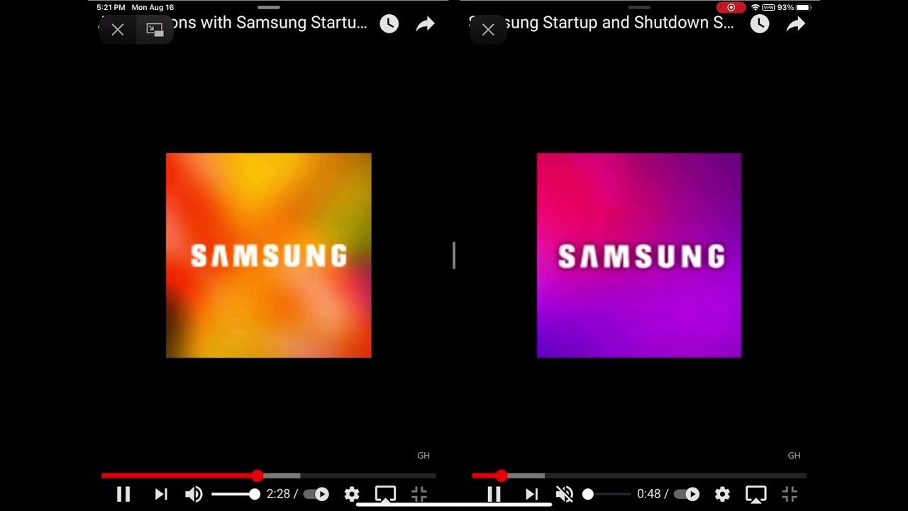 Samsung sgh t500 startup and shutdown animation - YouTube
