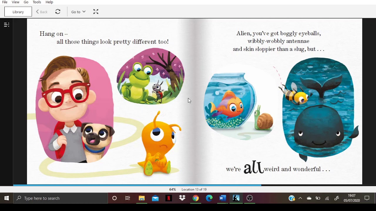 There's an alien in your book - YouTube