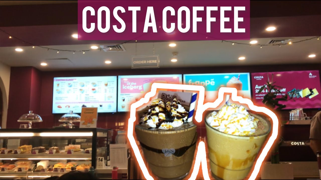 Costa Coffee || Caramel Frappe Iced latte || Costa coffee in Pakistan ...
