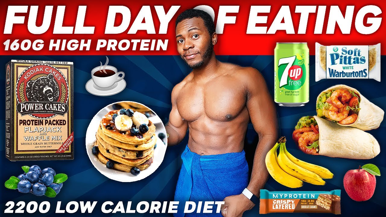 160g High Protein Diet | Full Day of Eating (2200 Calories) - YouTube