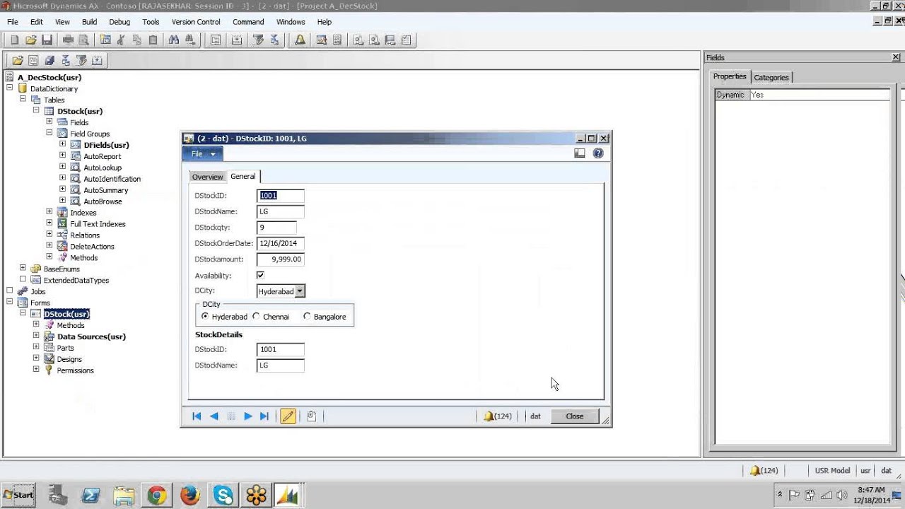 Dynamics AX 2012 Tutorial 1 - YouTube