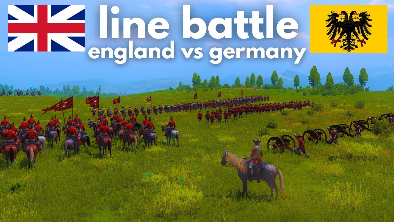 English Redcoats vs German Musketeers | Mount & Blade Bannerlord - YouTube