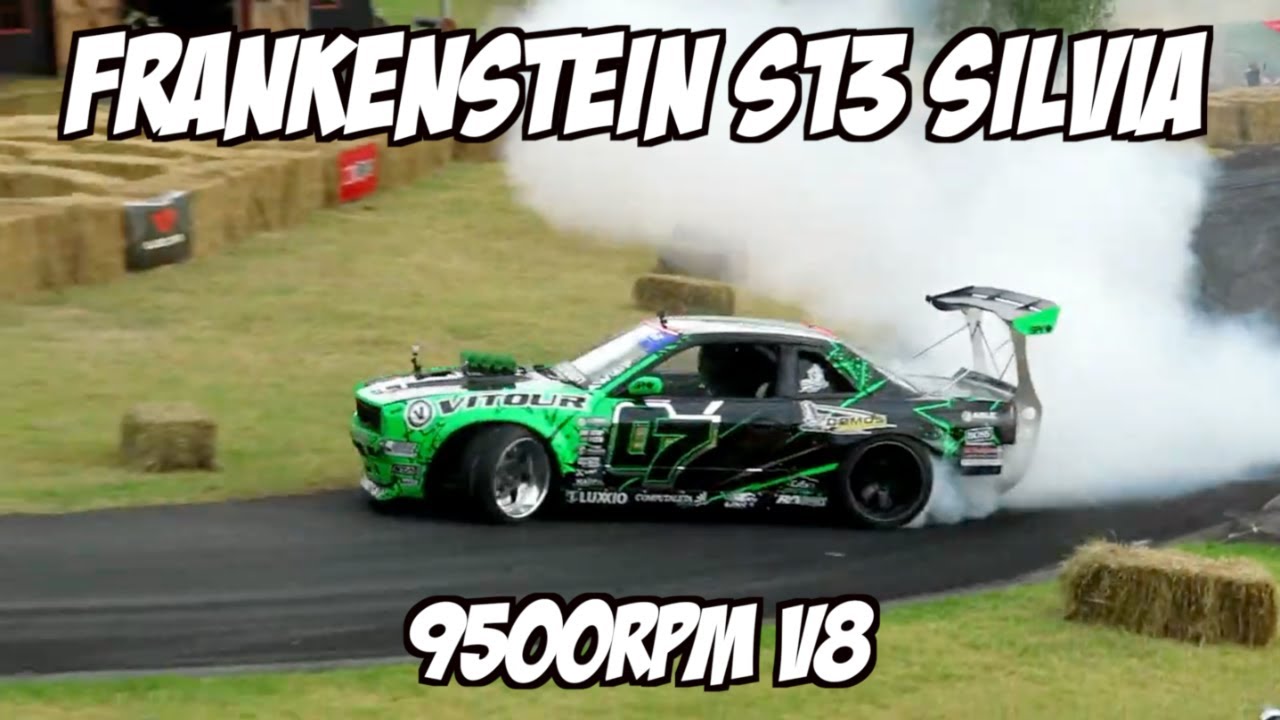 Jase Brown Drift 1UZ V8 S13 Silvia - 2020 Leadfoot Festival - YouTube