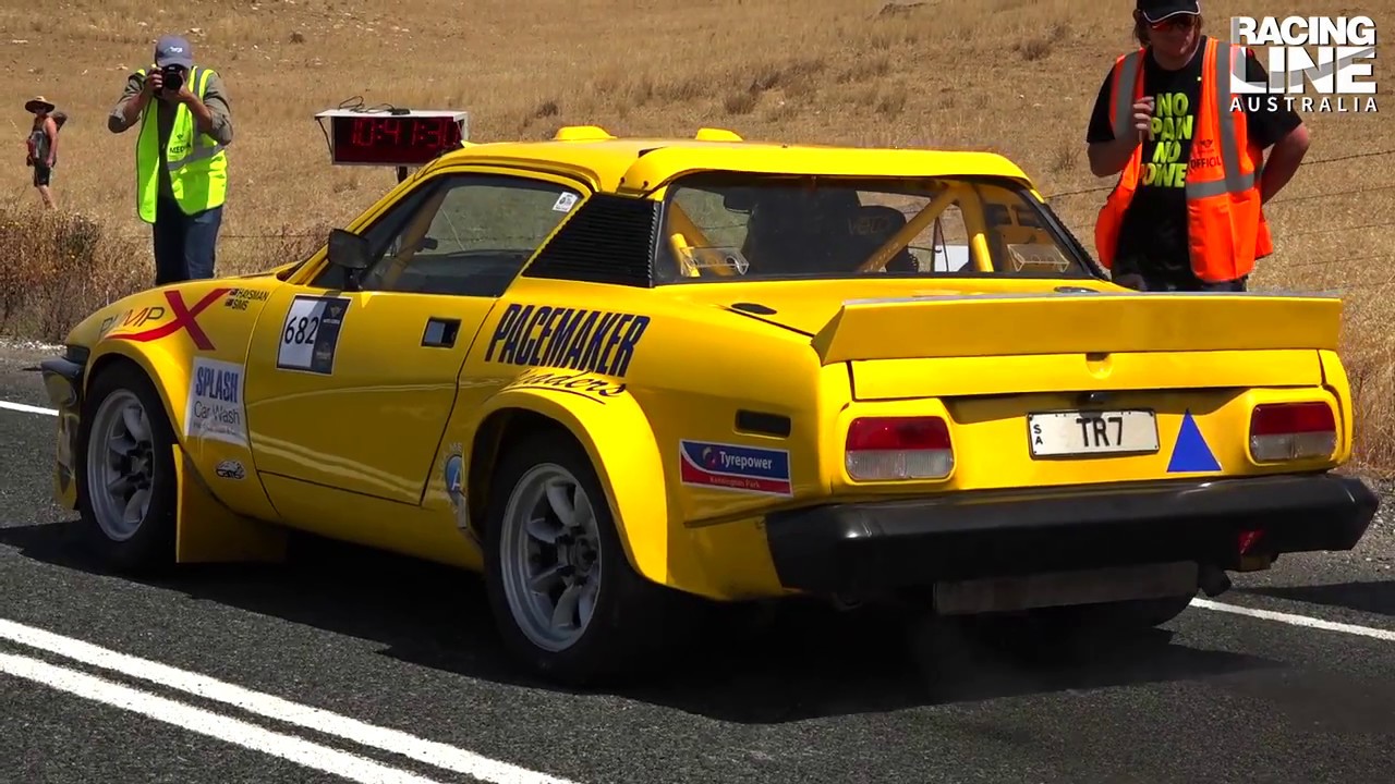 1981 Triumph TR7, Class E Winner - Eden Valley Hillclimb 2015 - YouTube