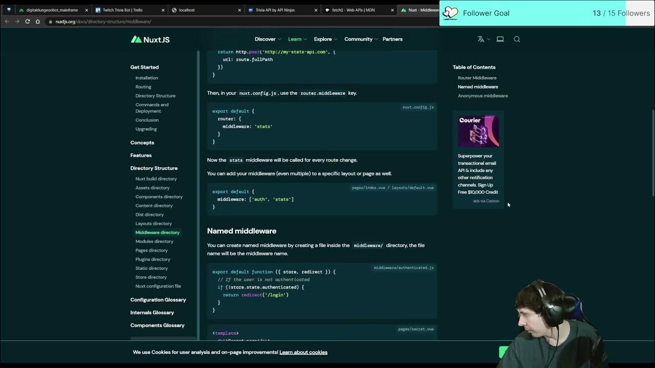 New Twitch Chat Bot and Extension Programming - Nuxt.js (Part 4) - YouTube