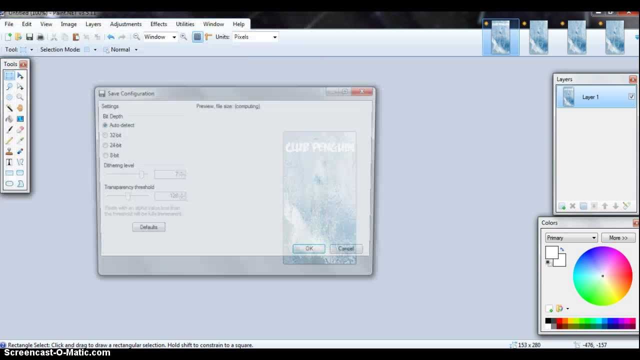 How to make an animated banner using Paint.net - YouTube