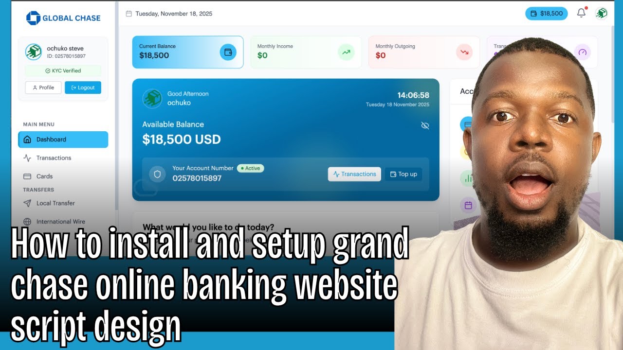 How to install and setup grand chase online banking website script ...