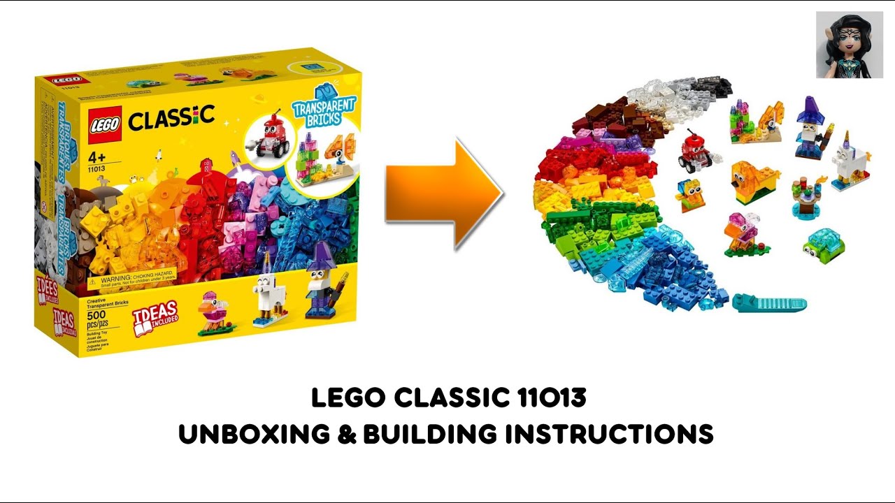 Lego classic 11013 ideas Unboxing and Building instructions - YouTube