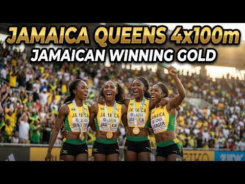 Future Legends ARISE! 🇯🇲Jamaica's U17 Girls Make HISTORY In 4x100m GOLD !
