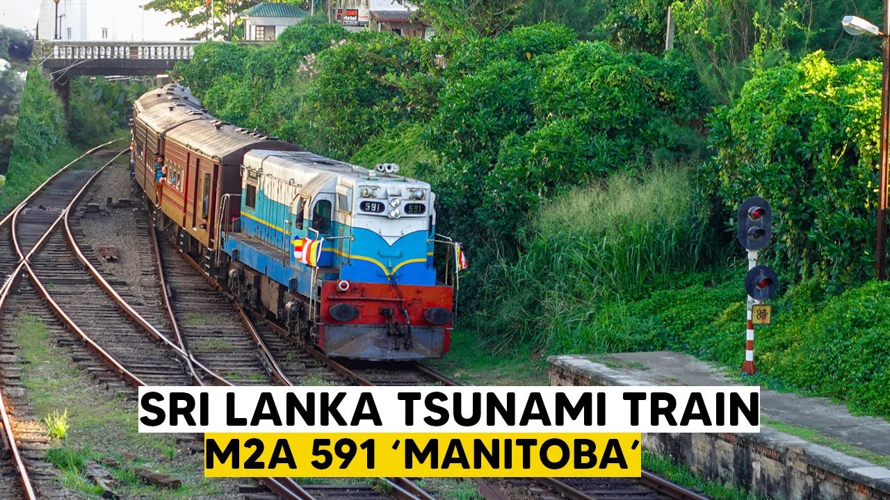 Sri Lankan 'TSUNAMI' train with Class M2a 591 Manitoba | 2023 - YouTube