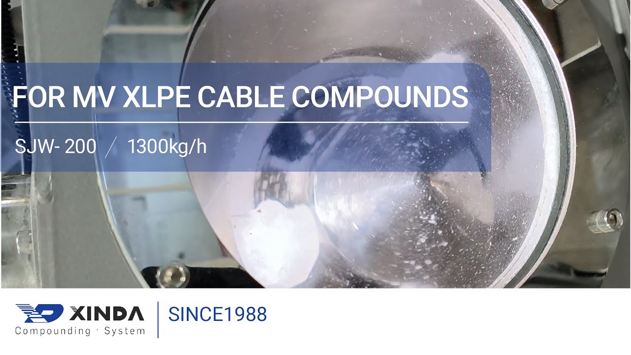 Saudi SJW-200 Co Kneader for MV XLPE Cable Compounds #compounds # ...