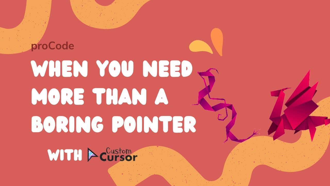 When you need more than a boring pointer | proCode - YouTube