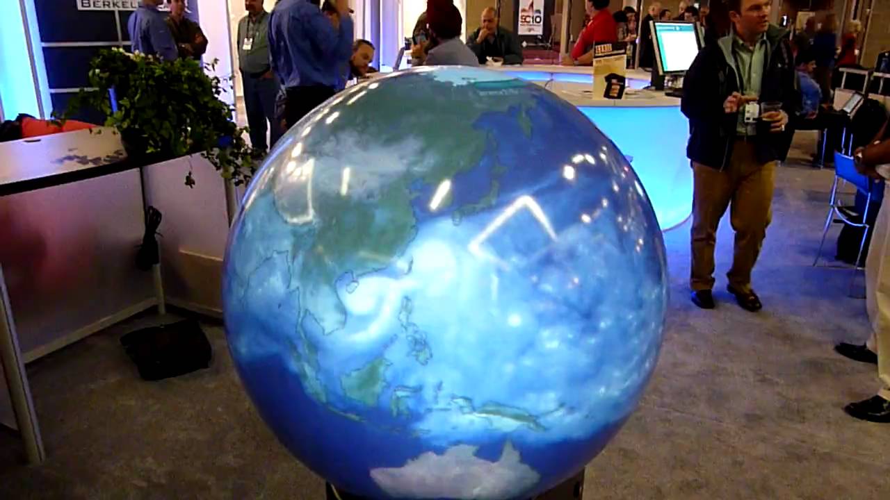 Sphere Display - YouTube