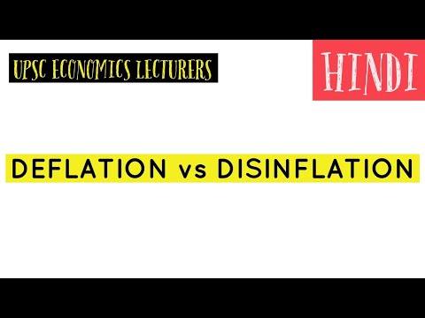 Difference between Deflation vs Disinflation(HINDI)🔥 - YouTube
