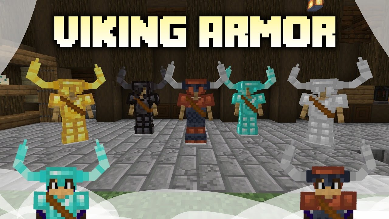 Armadura Vikinga addon para minecraft pe 1.18.X [FlechaPh9] - YouTube