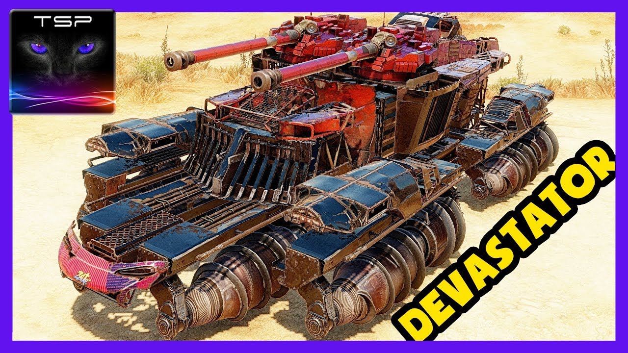 Crossout #475 DEVASTATOR Tank Reborn - 2x Typhoons Build & Gameplay ...