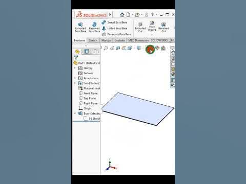 How to change solidworks sketch plane? - YouTube