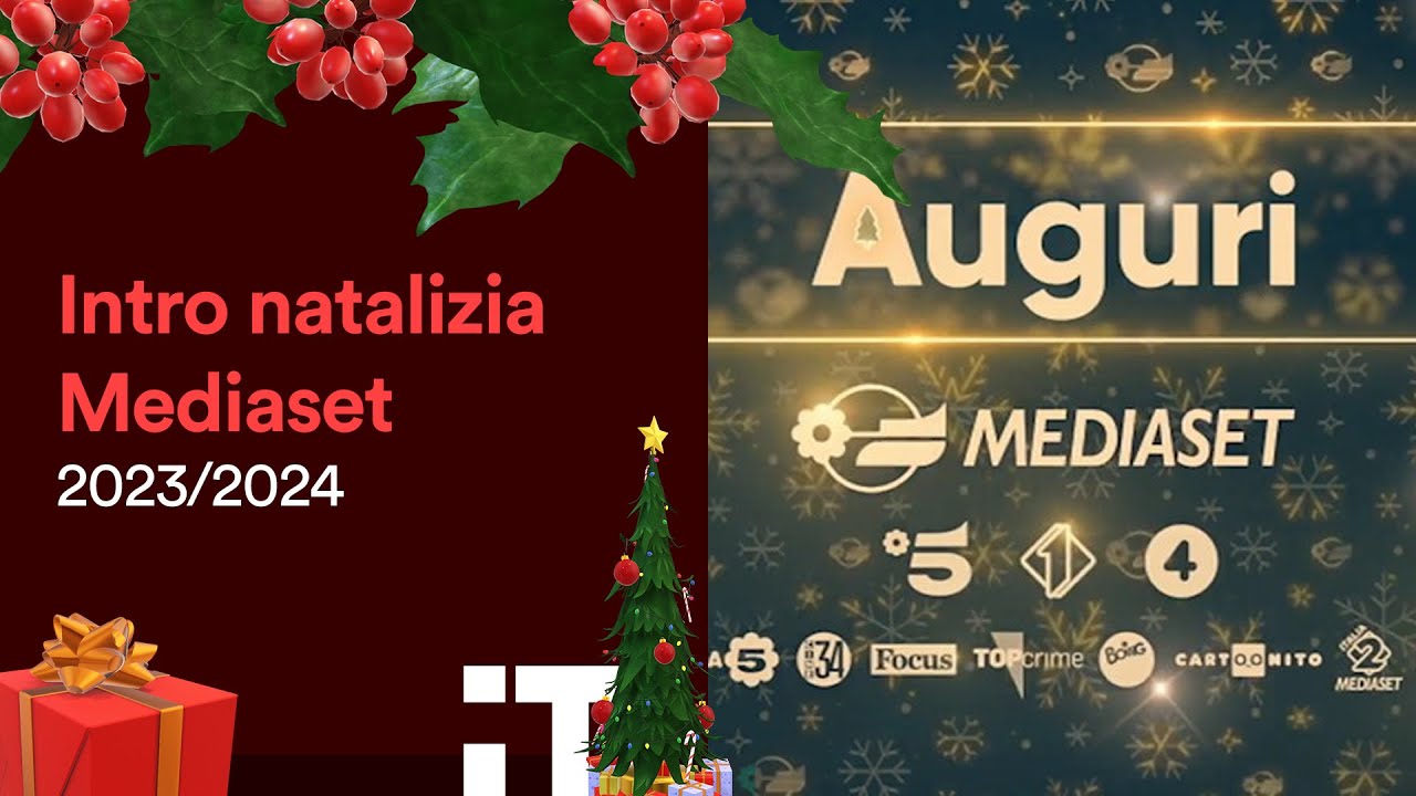 Intro natalizia Mediaset - 2023/2024 - YouTube