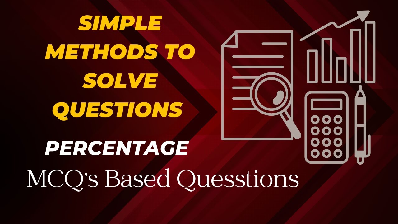 Percentage Tricks/Shortcuts/Formula | Percentage Problems Tricks and ...