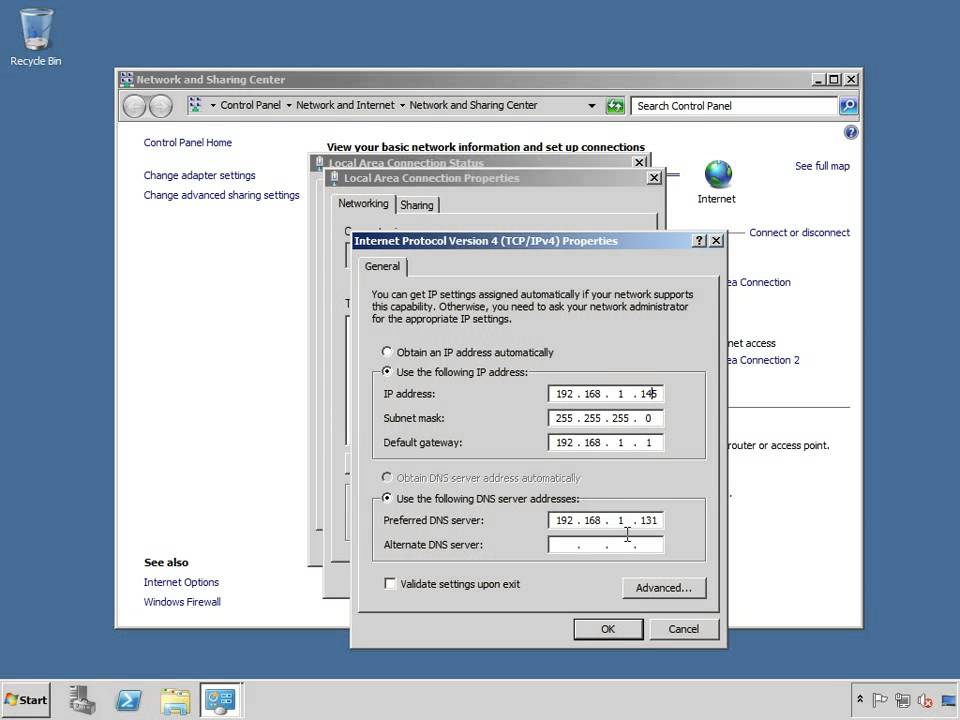 3 Windows Server 2008 R2 Configure NIC Public and HeartBeat for ...