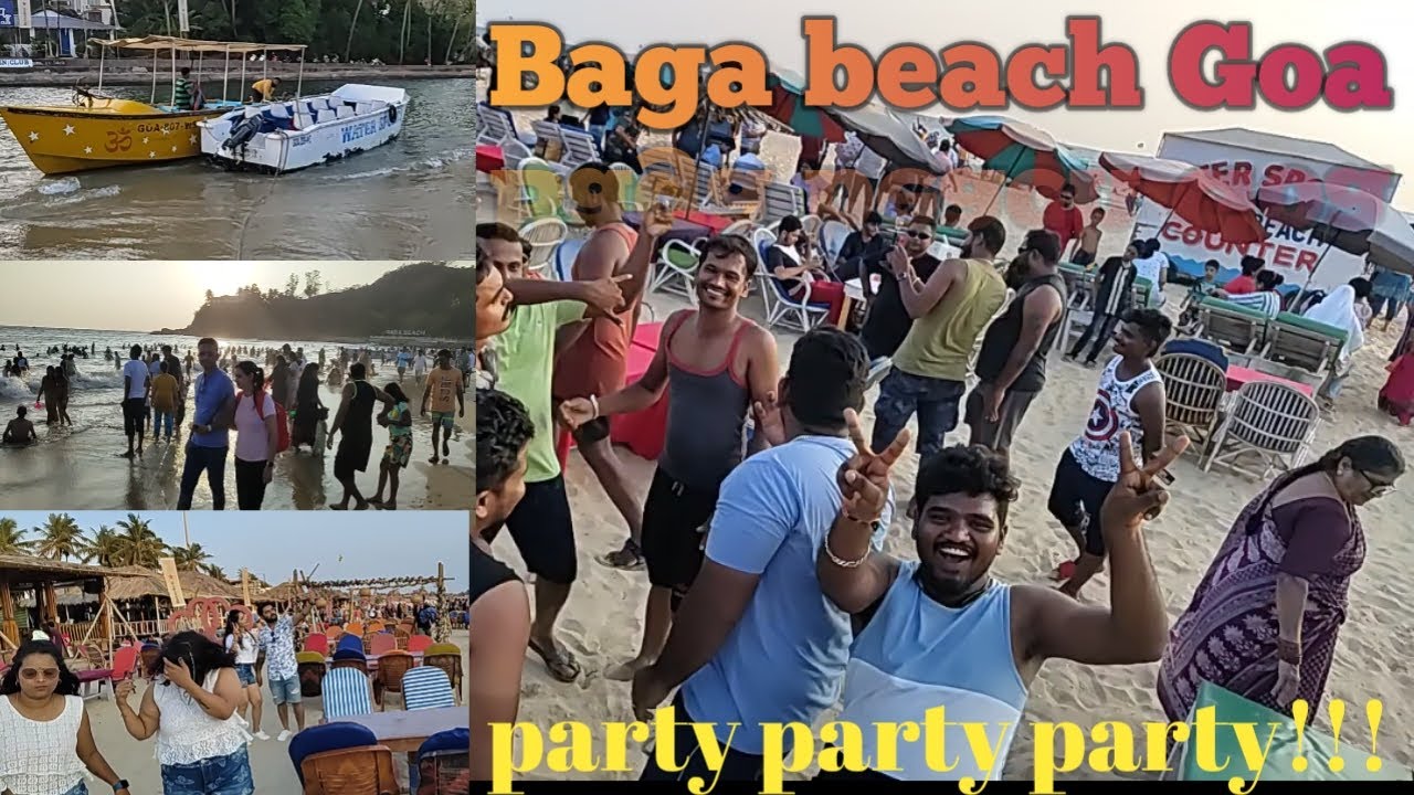 Goa Baga beach YouTube vlog l goa night party l summer me chill in goa ...